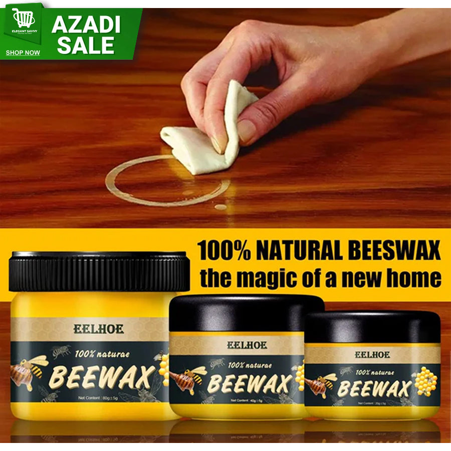 Beeswax Furniture Polish - Natural Wood Wax, 85G – Elegantsavvy