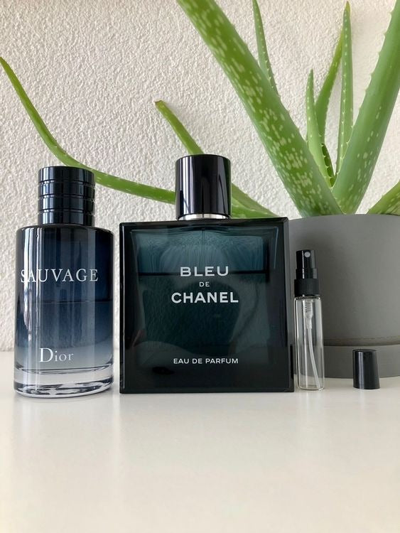 Pack of 2 Sauvage & Chanel perfume (Alcohol-Free Fragrance - Fresh and ...