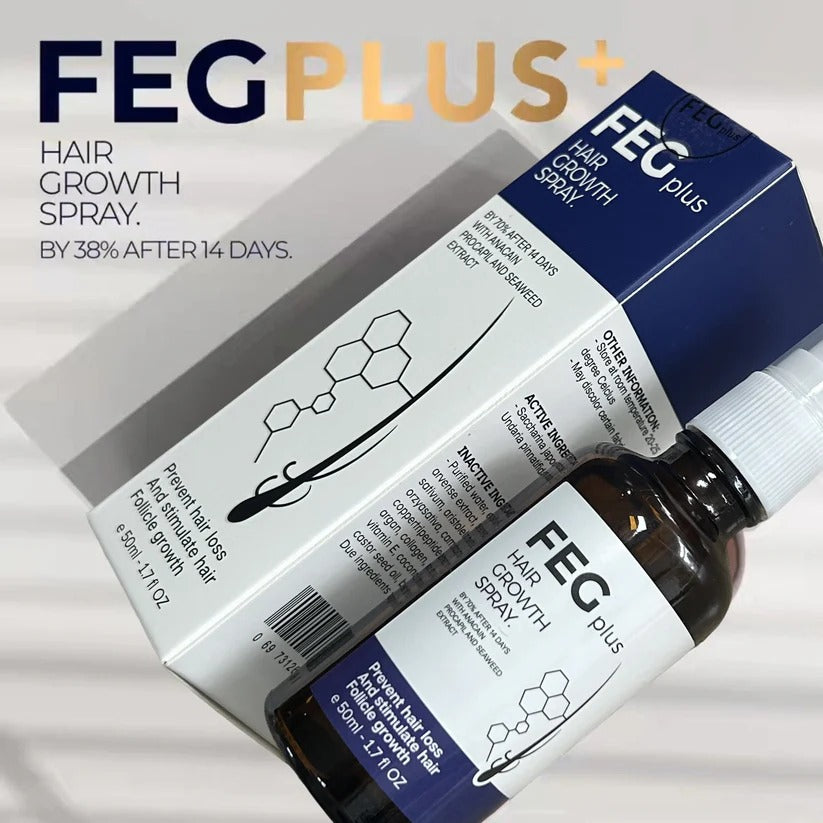 FEG Plus Hair Growth Spray – Stimulates Follicles & Reduces Hair Fall ...